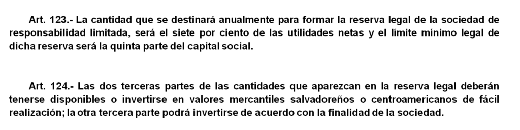 Como constituir la reserva legal